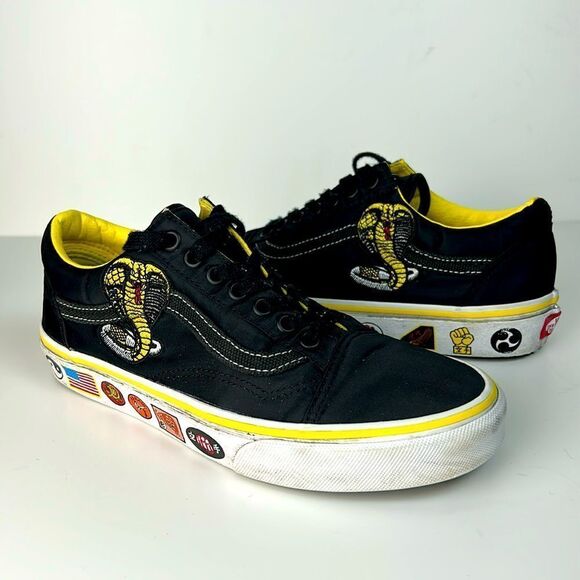 Vans | Shoes | Vans Cobra Kai Oldskool X Skate Shoes Mens 65 Womens 8 ...